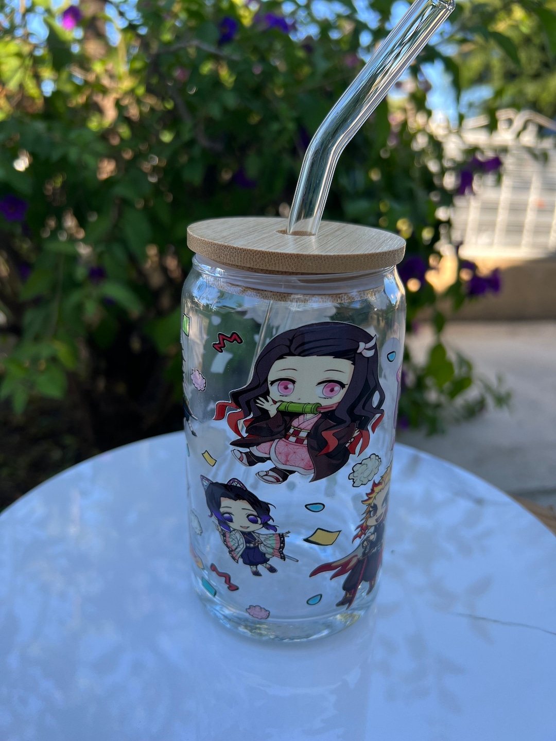Anime Girl Libbey Cup/ Anime Cartoon Character Glass Cup - Etsy