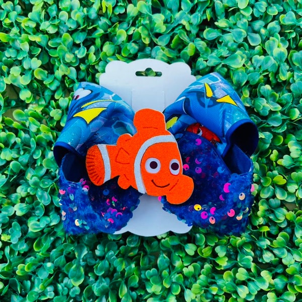 Fish Hair Bow - Etsy