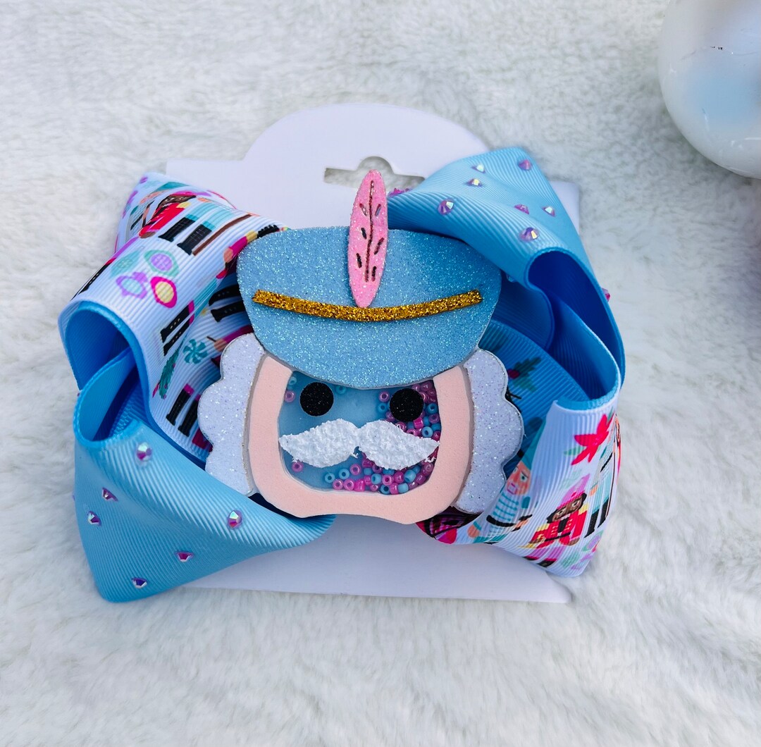 Nutcracker Hair Bow/ Christmas Hair Bow - Etsy