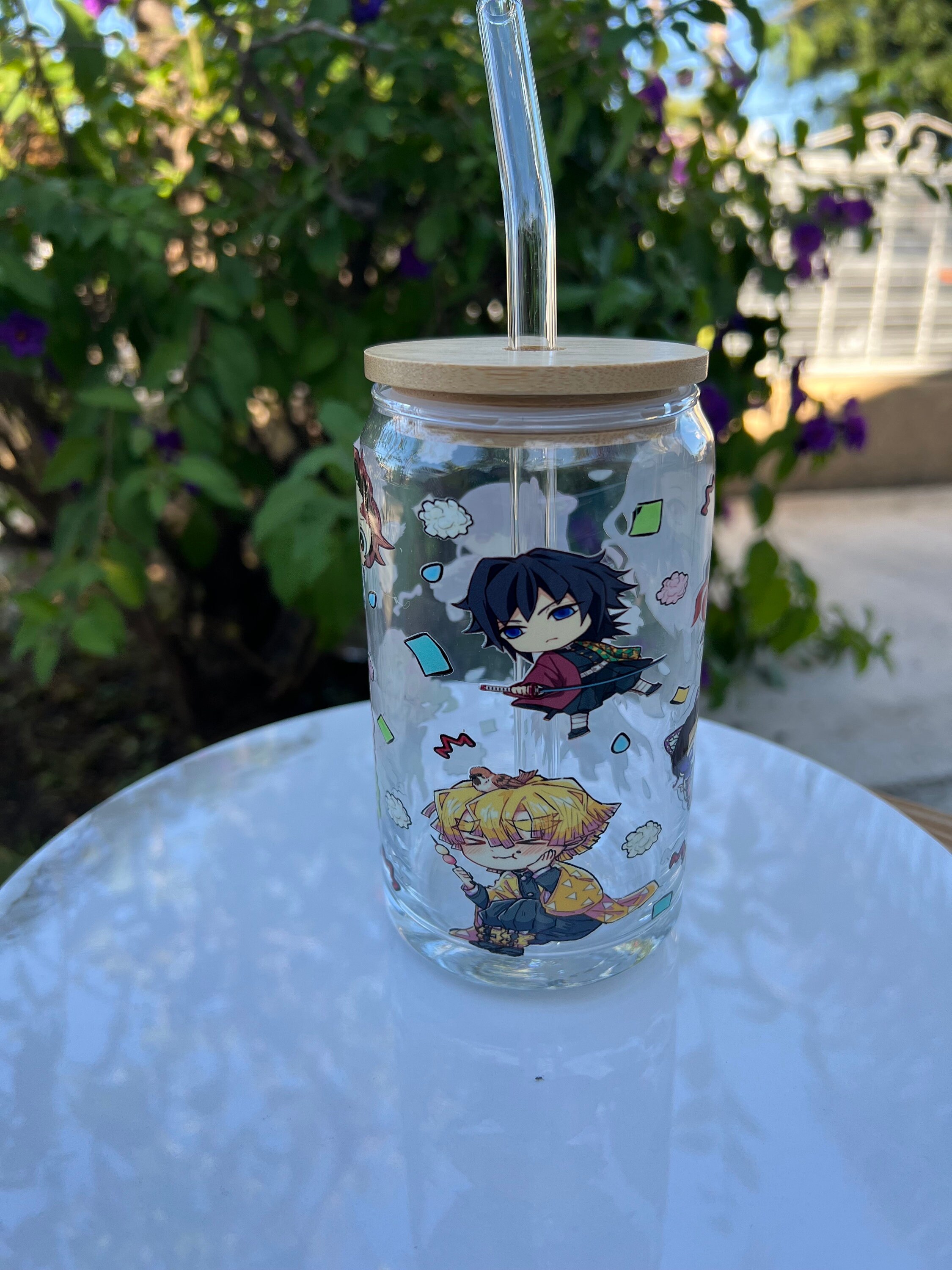 Anime Girl Libbey Cup/ Anime Cartoon Character Glass Cup - Etsy