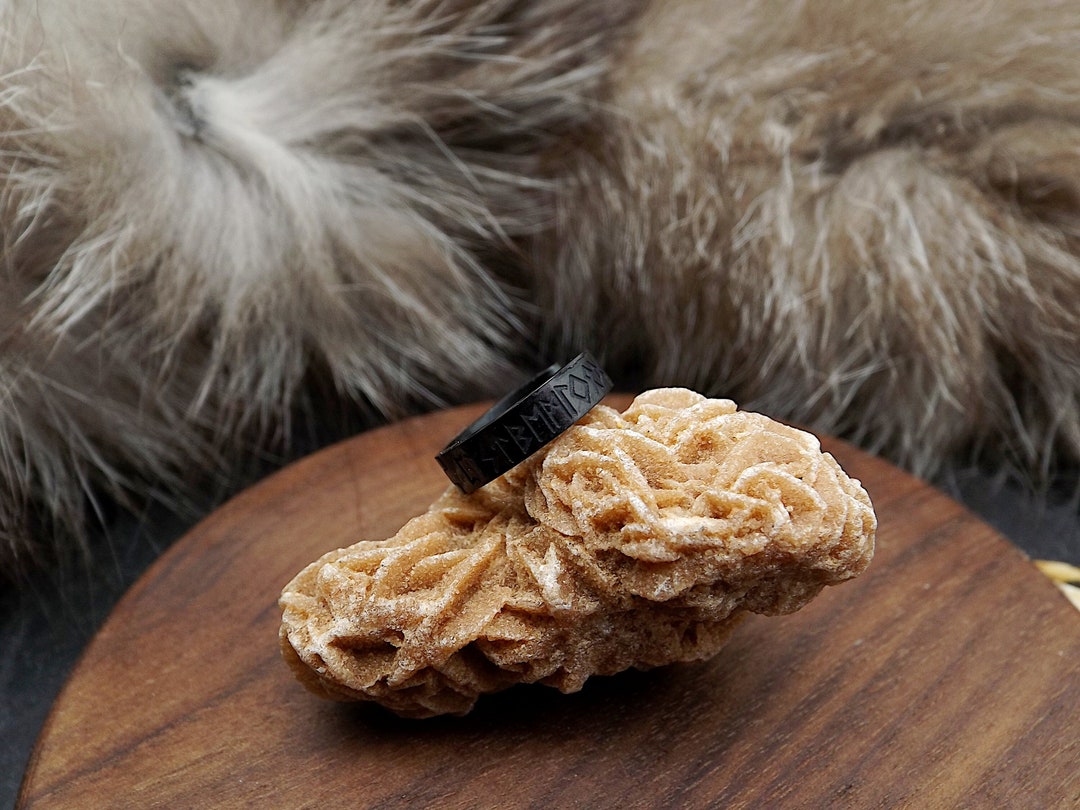 Viking Hoop in Stainless Steel With Engraved Runes of 16 Mm - Etsy