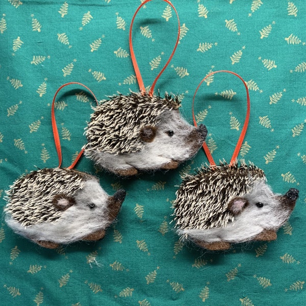 Needle Felt Hedgehog - Etsy