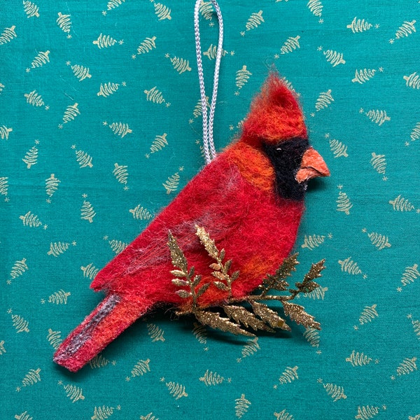 Cardinal Felt Ornament - Etsy