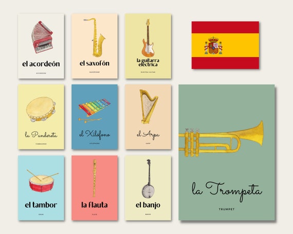Spanish Instruments Names