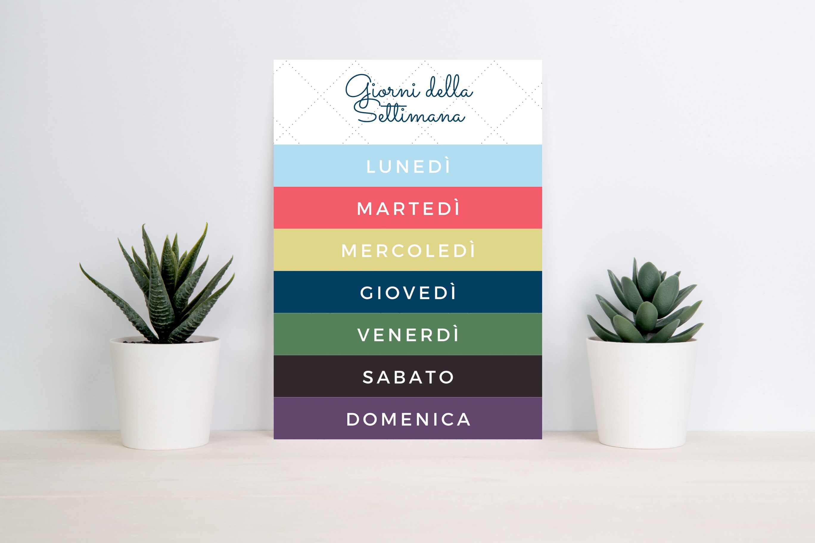 Days Of The Week In Italian