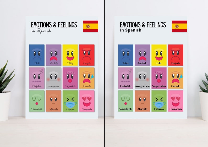 SPANISH Vocabulary Poster Bundle for Classroom Decor | Montessori Style ...