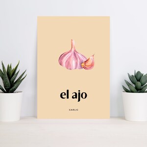 SPANISH | Vegetables Flashcards | Digital Montessori Flash Cards ...