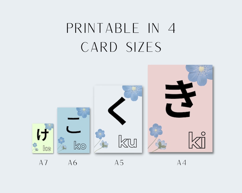 Japanese Hiragana Alphabet Flashcards | Learn Japanese for Beginners ...