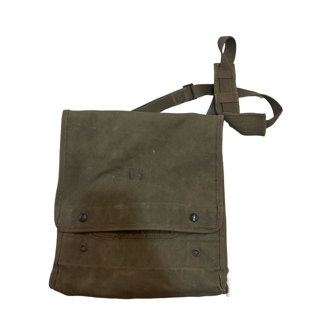 US Military Map & Photograph Case W Strap Canvas OD-7 1991 NSN 8460-00 ...