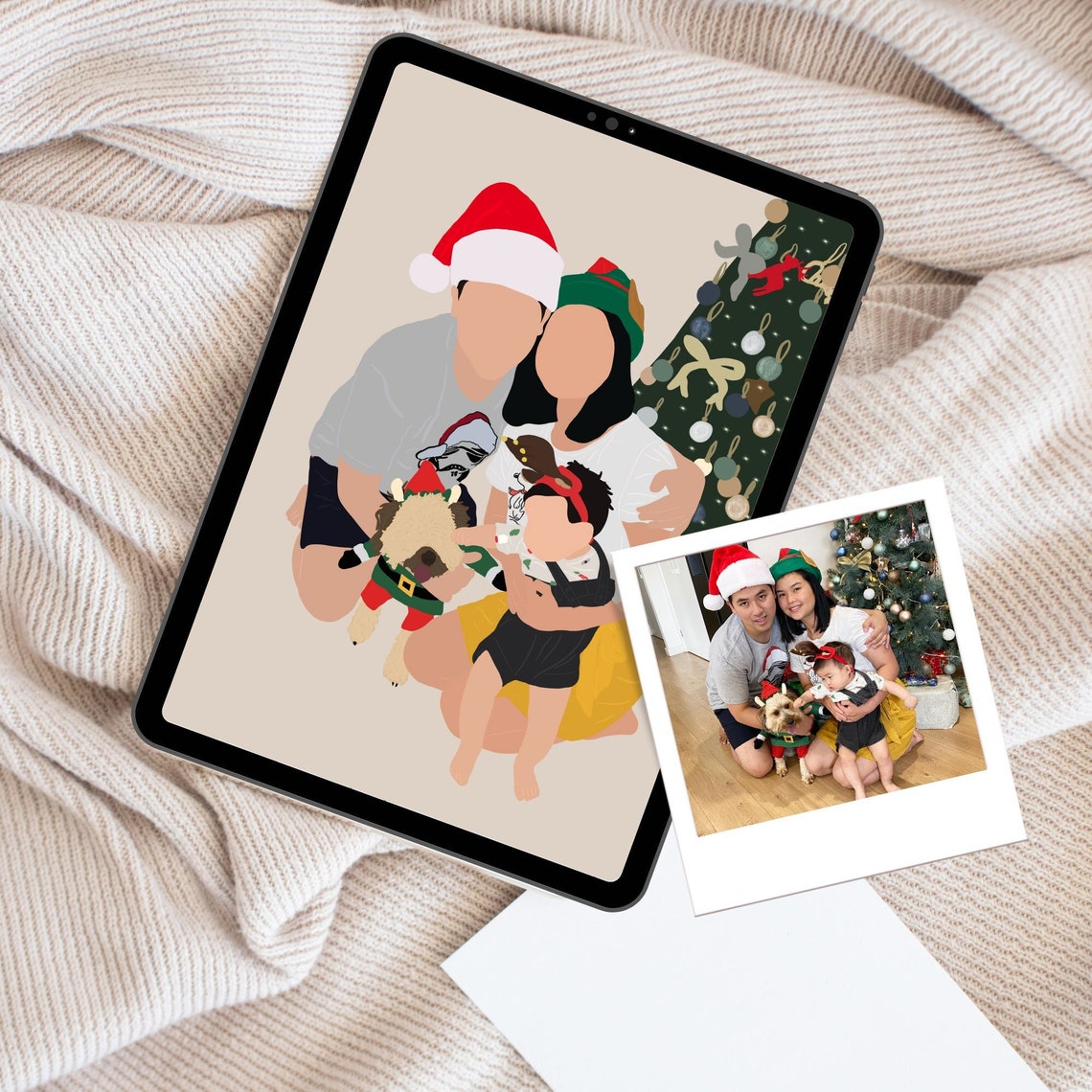 Custom Faceless Portrait Illustration Faceless Digital Art | Etsy