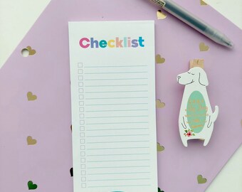Custom Checklist Pad - Etsy
