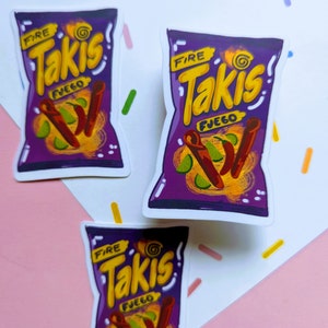 TAKIS FUEGO CHIPS Sticker / Takis Fuego - Etsy