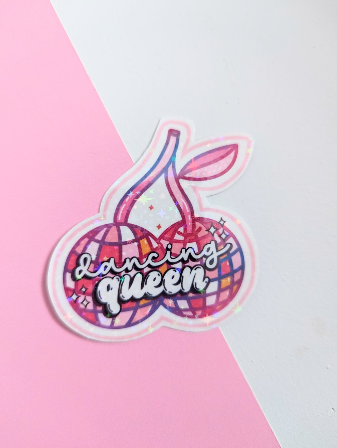 DISCO BALL Sticker / Dancing Queen Sticker/ Retro Sticker/ Funny Quote ...