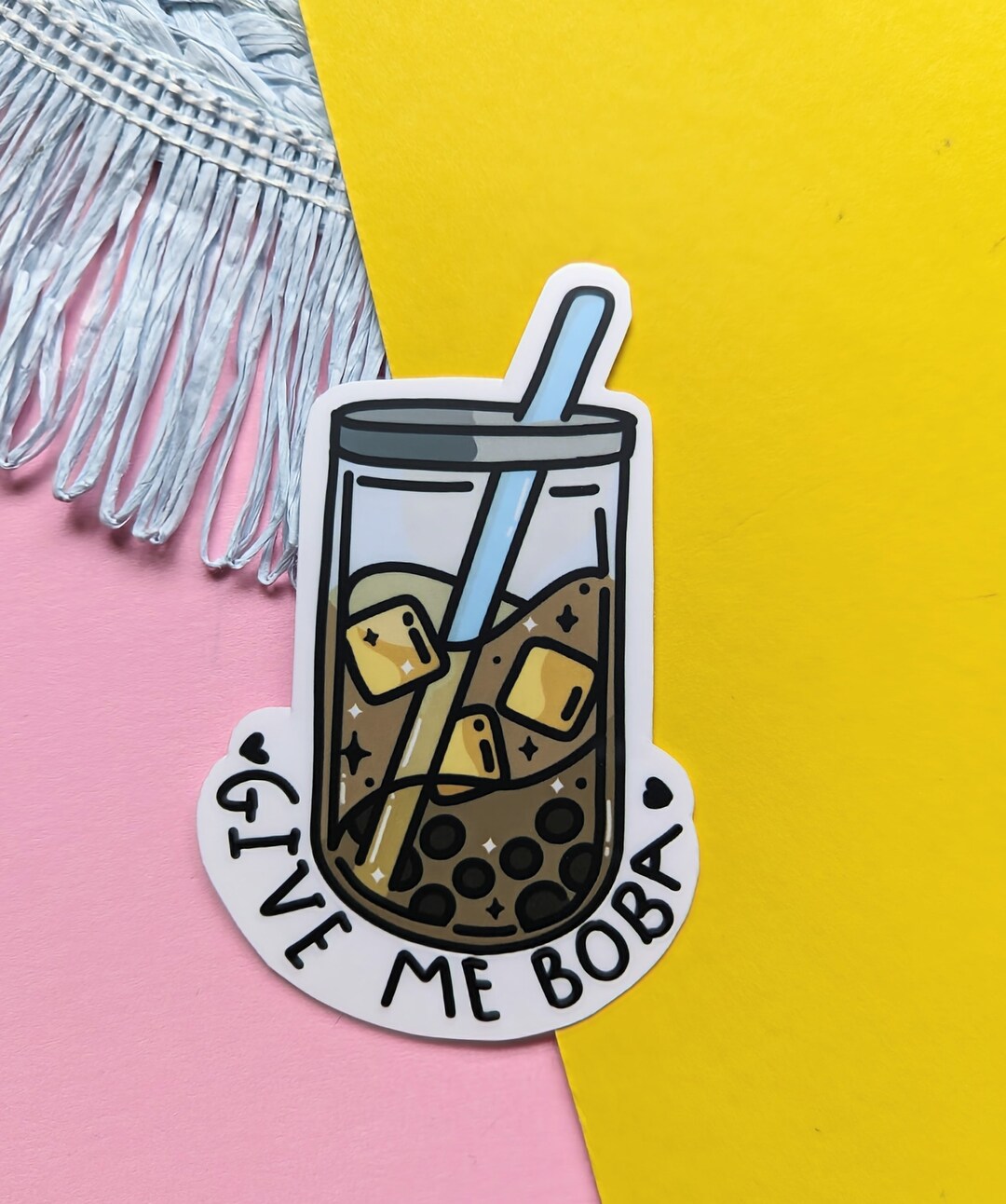 BOBBA LOVER STICKER / Give Me Bobba Sticker - Etsy