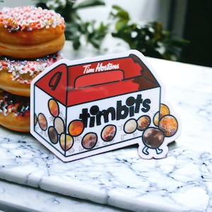 TIMBITS TIM HORTON Sticker / Tim Hortons Timbits - Etsy