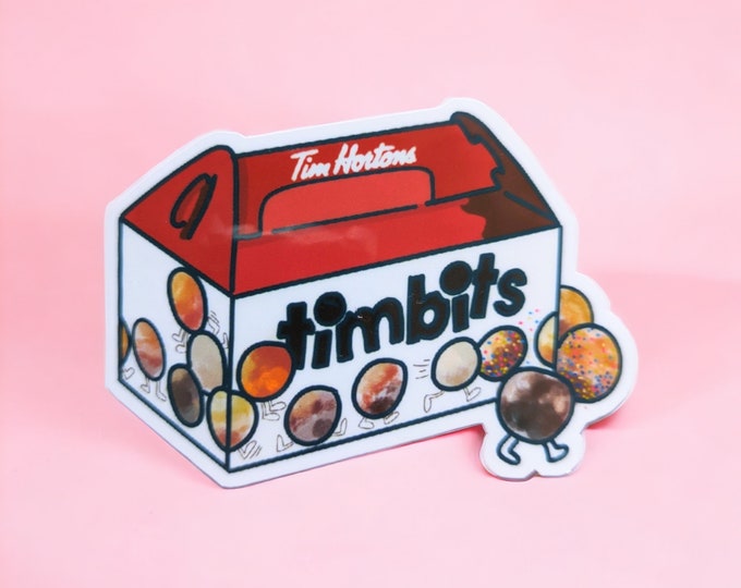 Tim Hortons Iced Capp Sticker, Glossy Vinyl Waterproof, Iced Coffee ...