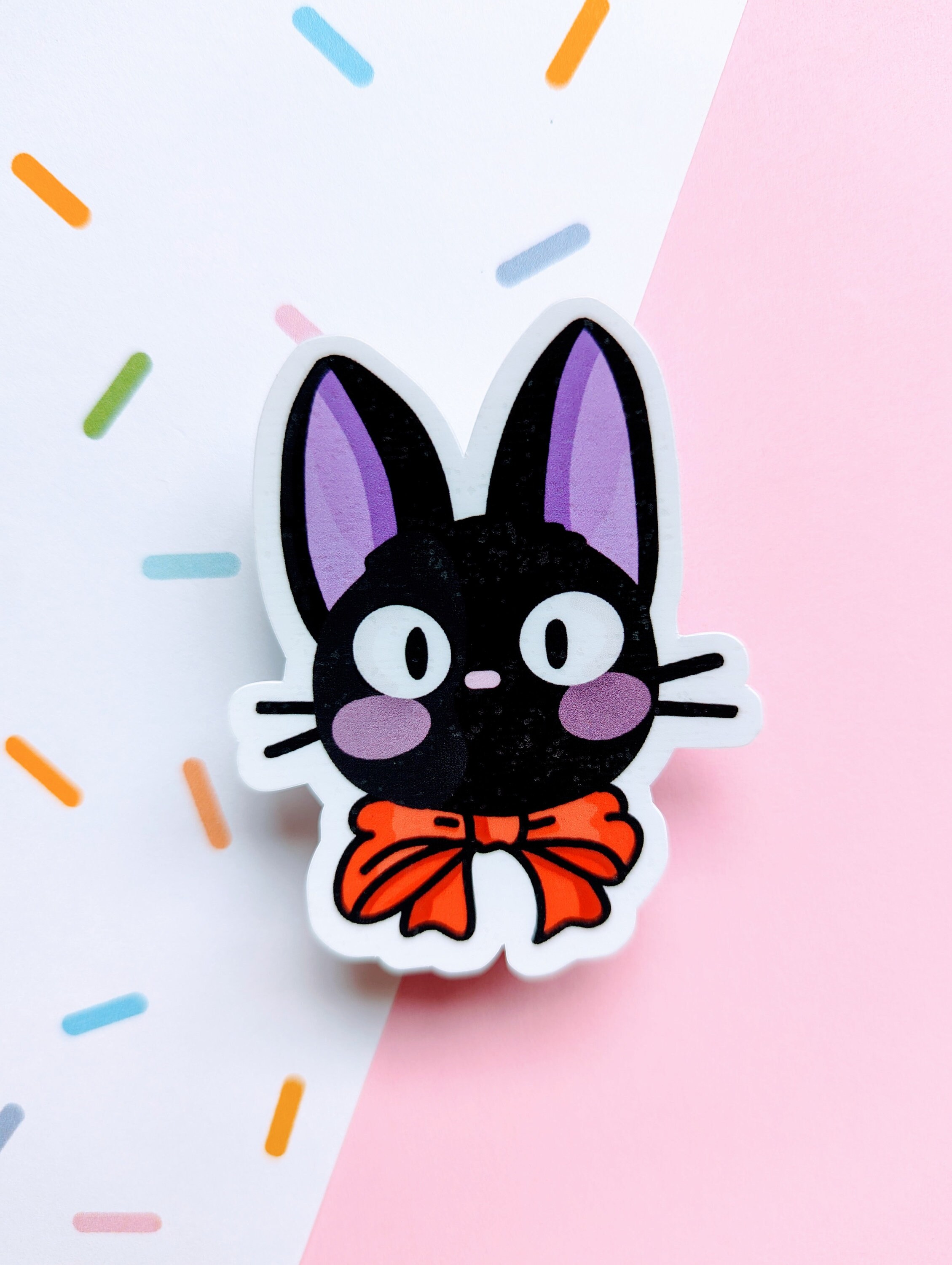 JIJI Cat ANIME STICKER / Cute Kawaii Vinyl Sticker/ Kiki's Delivery ...