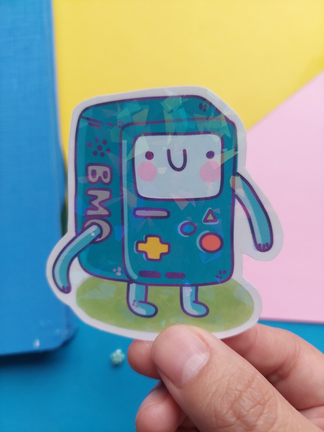 BMO STICKER Adventure Time Sticker / Celebration Sticker - Etsy
