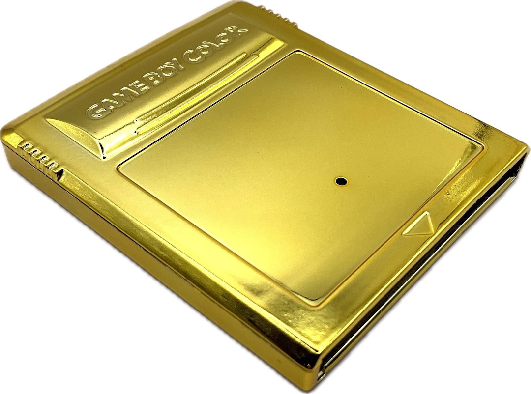 Golden Game Boy Color GBC Cartridge Shell - Breathe New Life Into Your ...