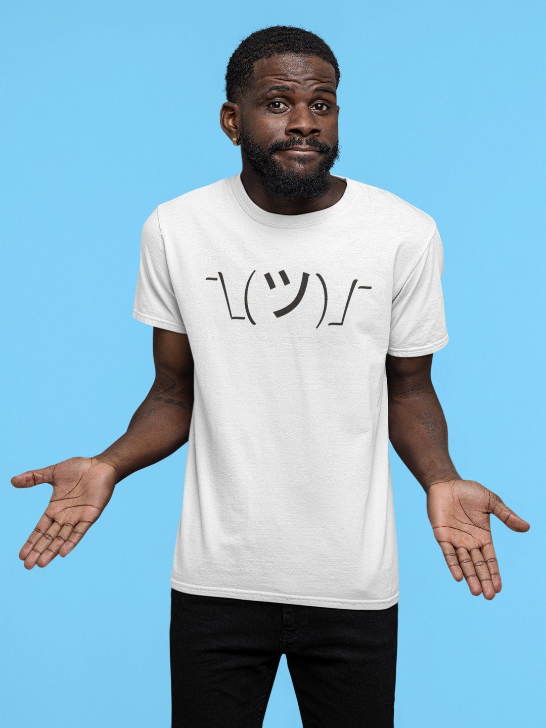 Shruggie (ツ) - Organic Shirt - Etsy