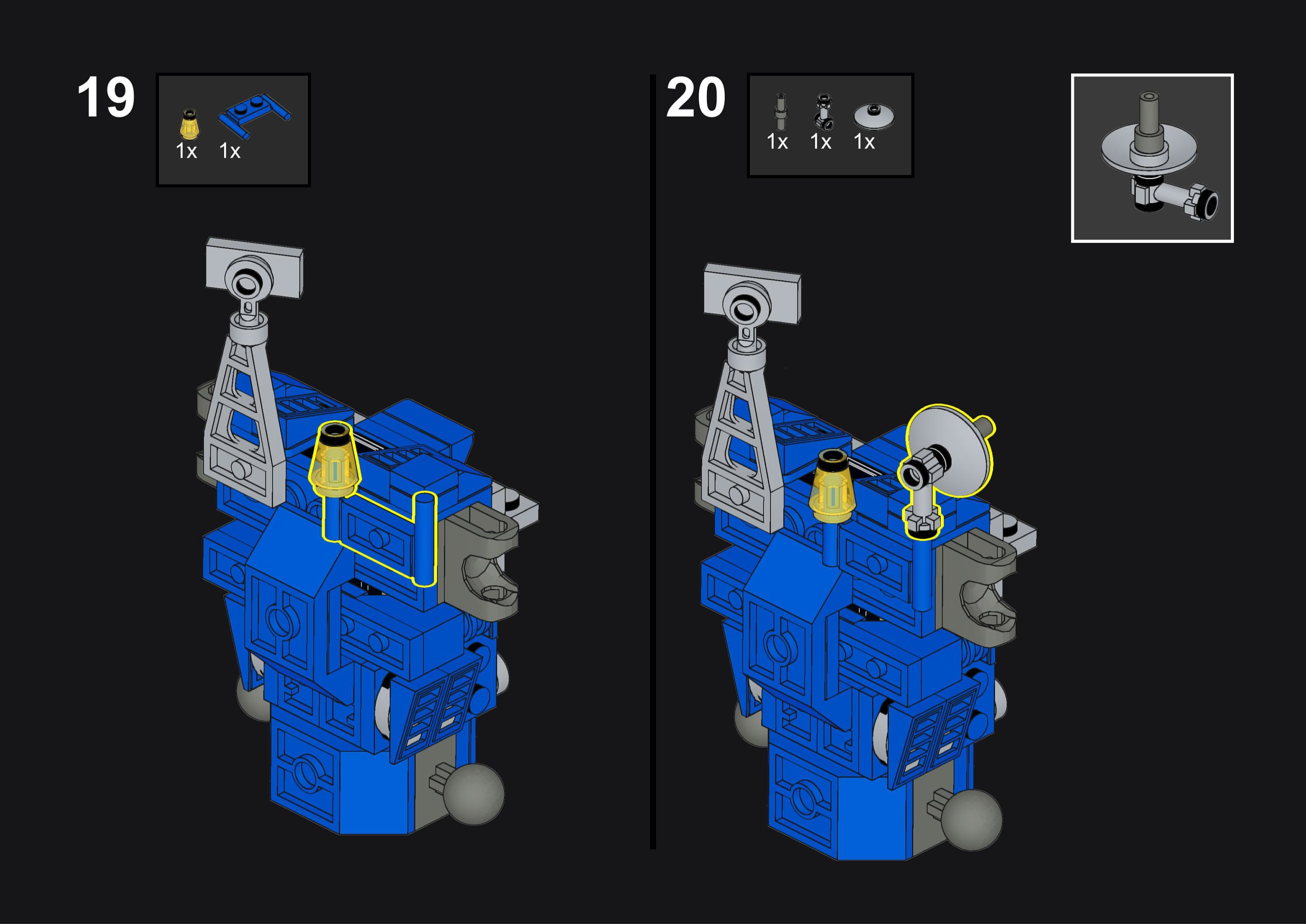 Classic Space Rocket Launcher Mech 2525 MOC Building - Etsy