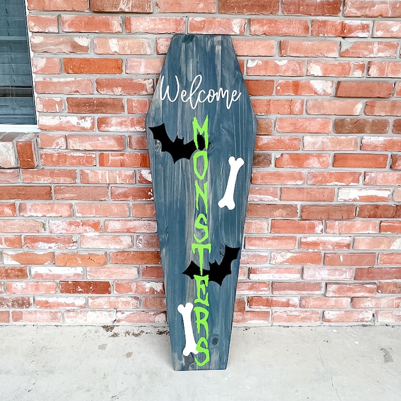 CUSTOM Coffin Porch Signs - Etsy