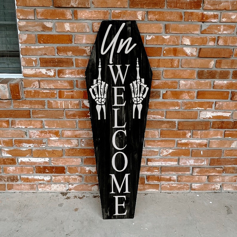 CUSTOM Coffin Porch Signs - Etsy