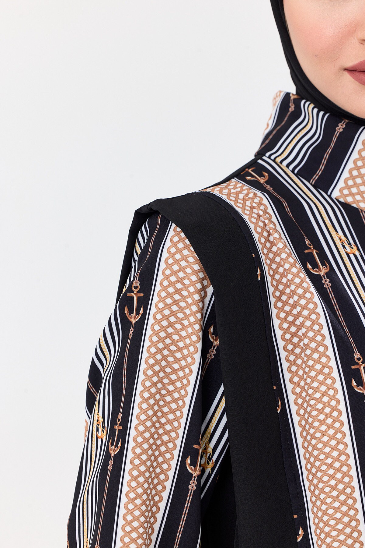 Esrastyle Anchor Designed Hijab Swimwear Women 5pcs Full Set, Women ...