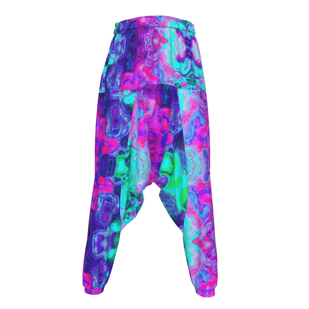Psychedelic Dream Rave Fashion Pants Men's Loose Trousers - Etsy