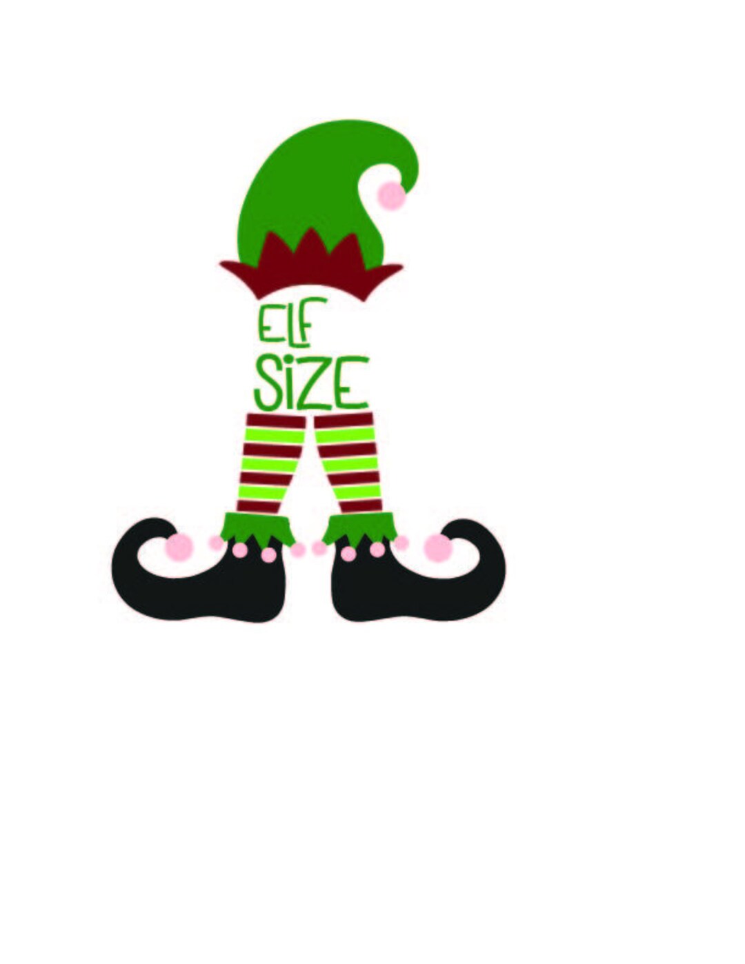 Elf Size PNG, JPEG, Files for Cricut - Etsy