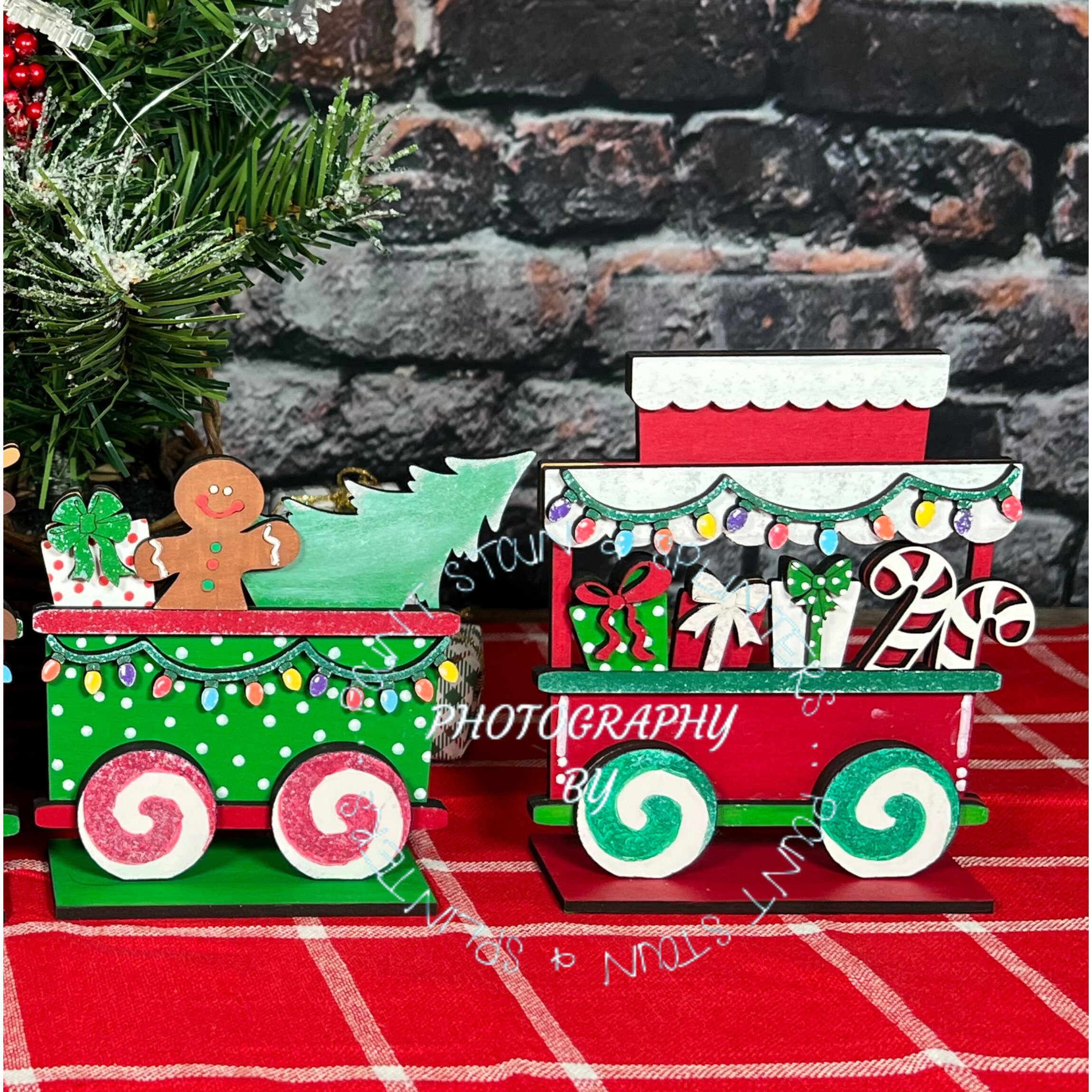 Santa Train, Holiday Train, Christmas Train, Santa Christmas Decor ...