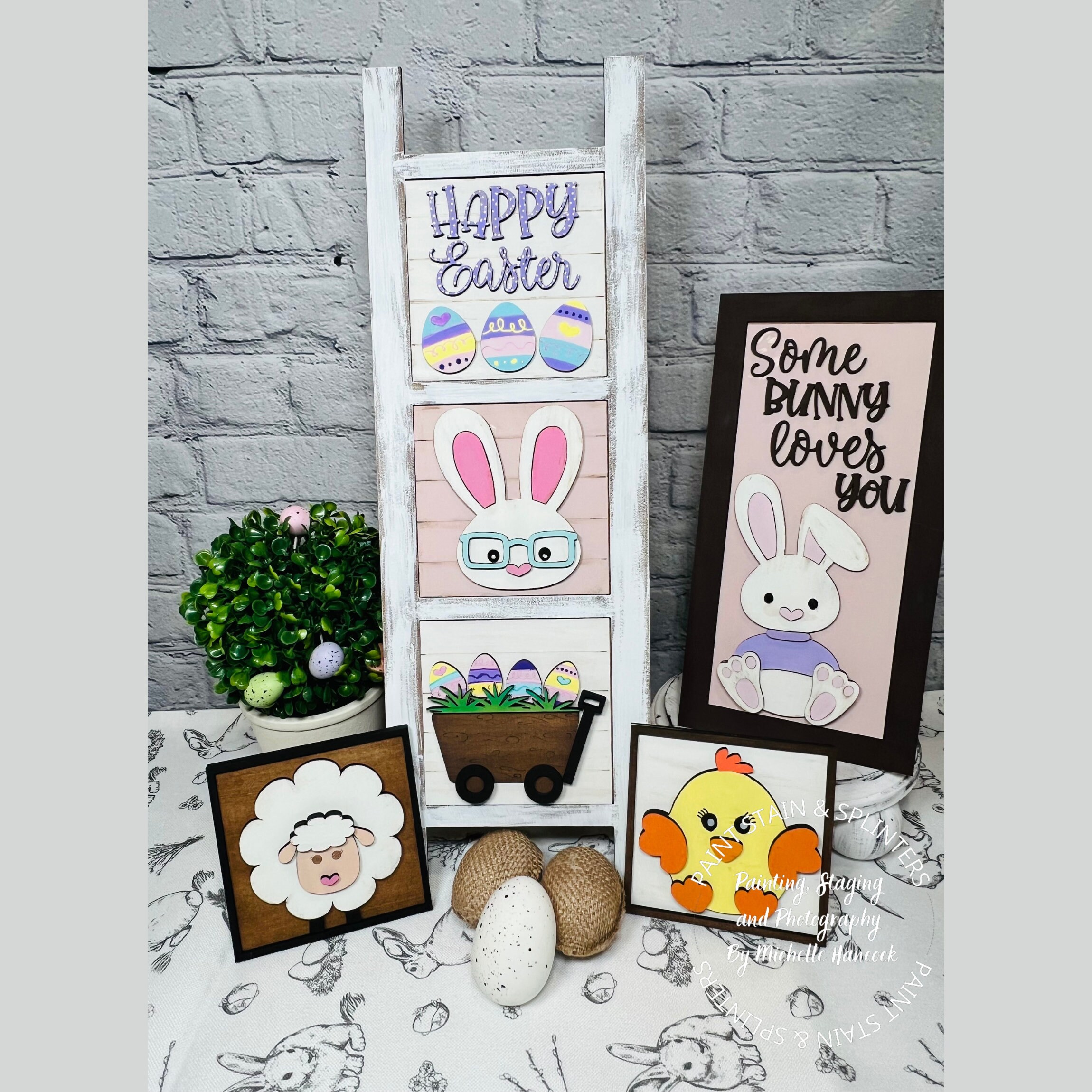 Interchangeable Leaning Ladder, Frame, Decorative Ladder, Tile Ladder ...