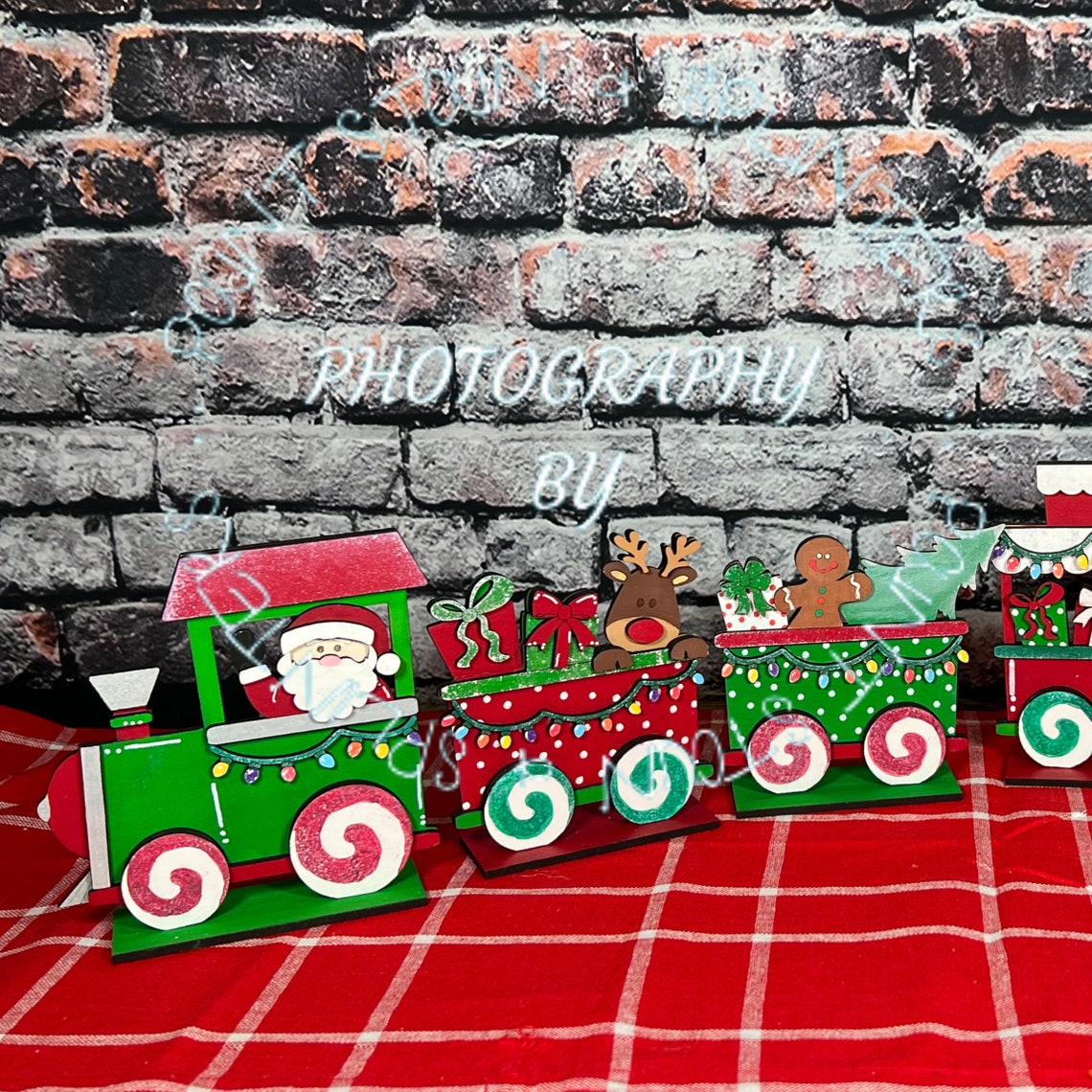 Santa Train, Holiday Train, Christmas Train, Santa Christmas Decor ...