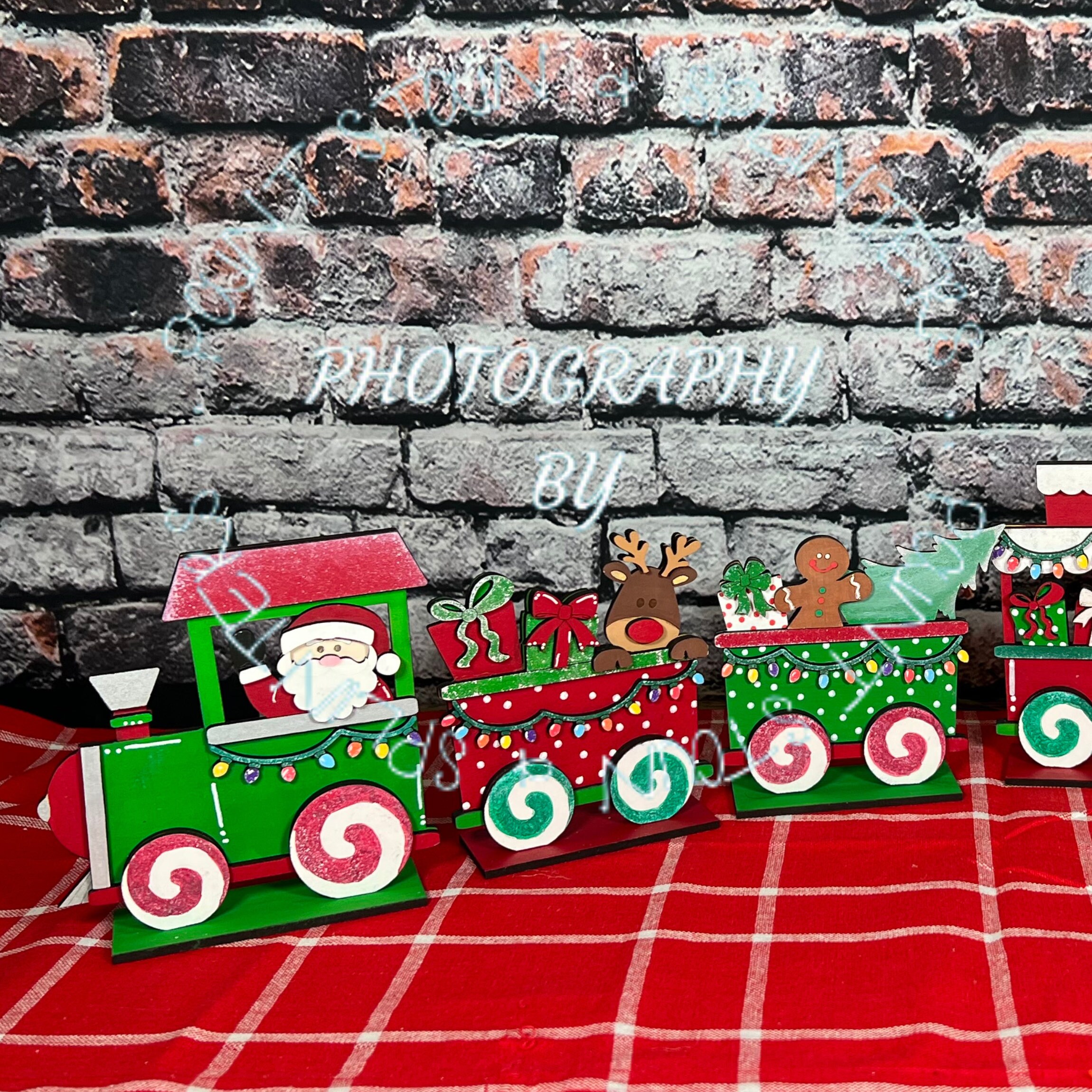 Santa Train, Holiday Train, Christmas Train, Santa Christmas Decor ...