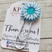 Sunflower Jumbo Paper Clip/sunflower Bookmark/blue and White - Etsy