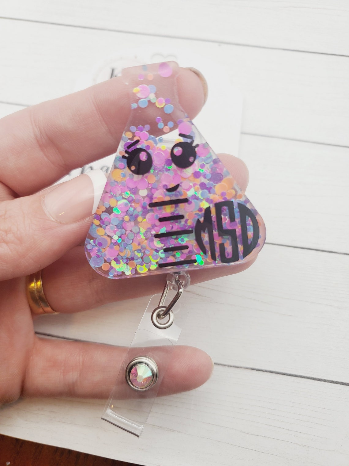 Beaker Badge Reel/lab Life Badge Reel/lab Tech Badge Reel/scientist ...