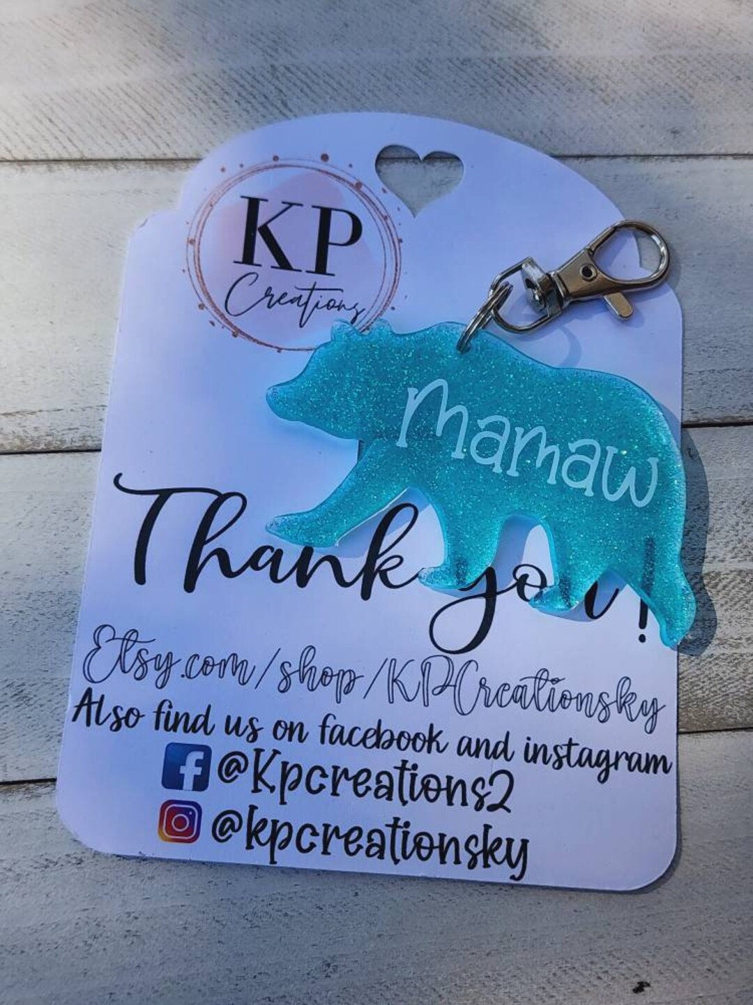 Mamaw Bear Keychain/mamaw Bear Car Charm/mamaw Bear Vent Clip/mamaw ...