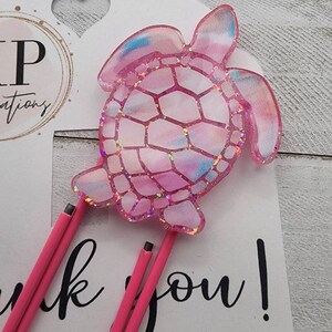 Turtle Jumbo Paper Clip/pink Turtle Bookmark/girly Turtle Paper Clip ...