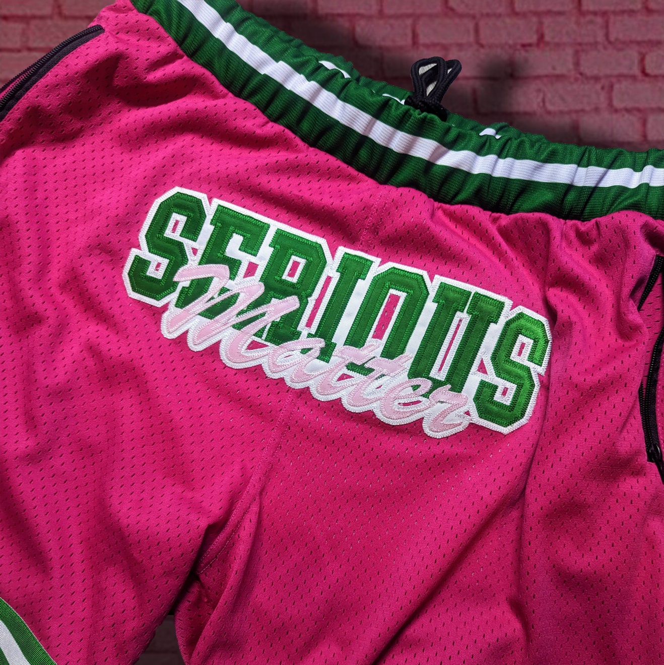 Alpha Kappa Alpha Embroidered Mesh Shorts - Etsy