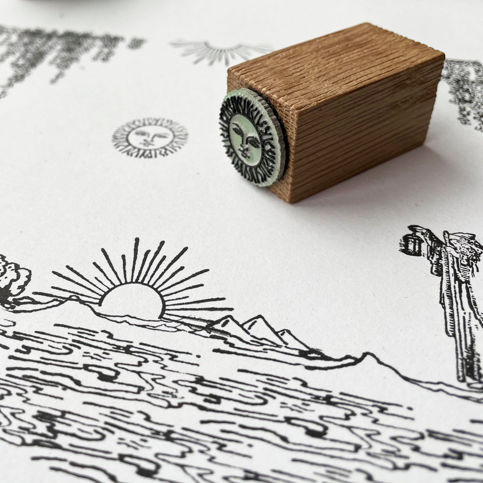 Tarot Stamp Set - Etsy