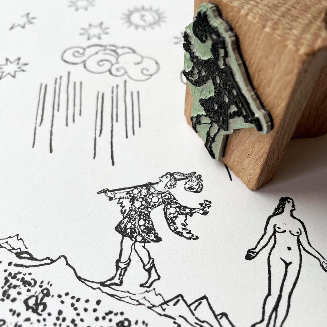 Tarot Stamp Set - Etsy