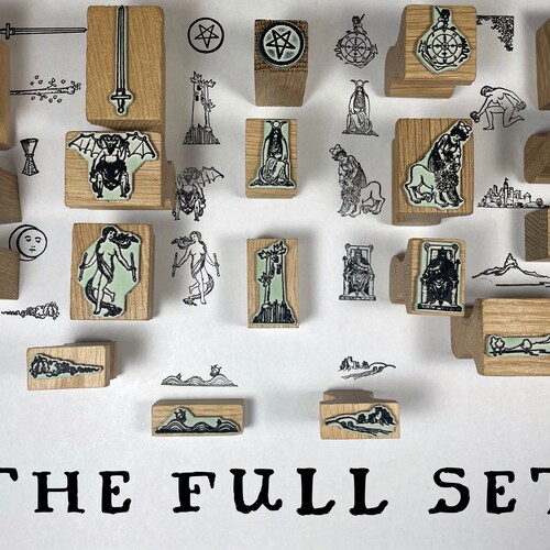 Tarot Stamp Set | Etsy