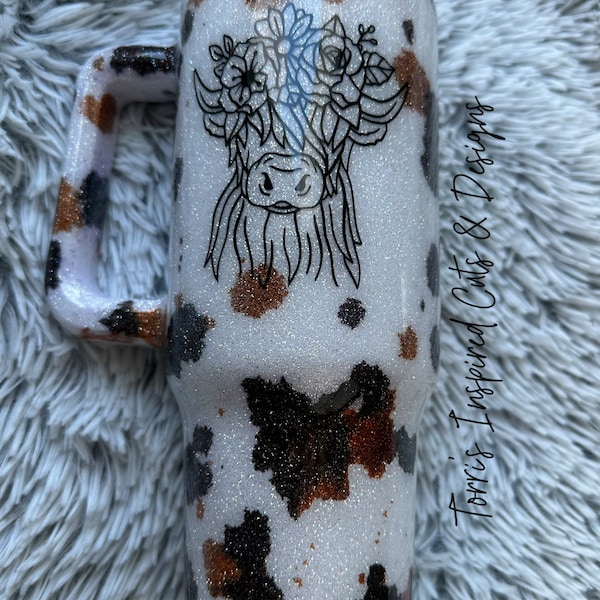 Stanley Cup Cow Print - Etsy