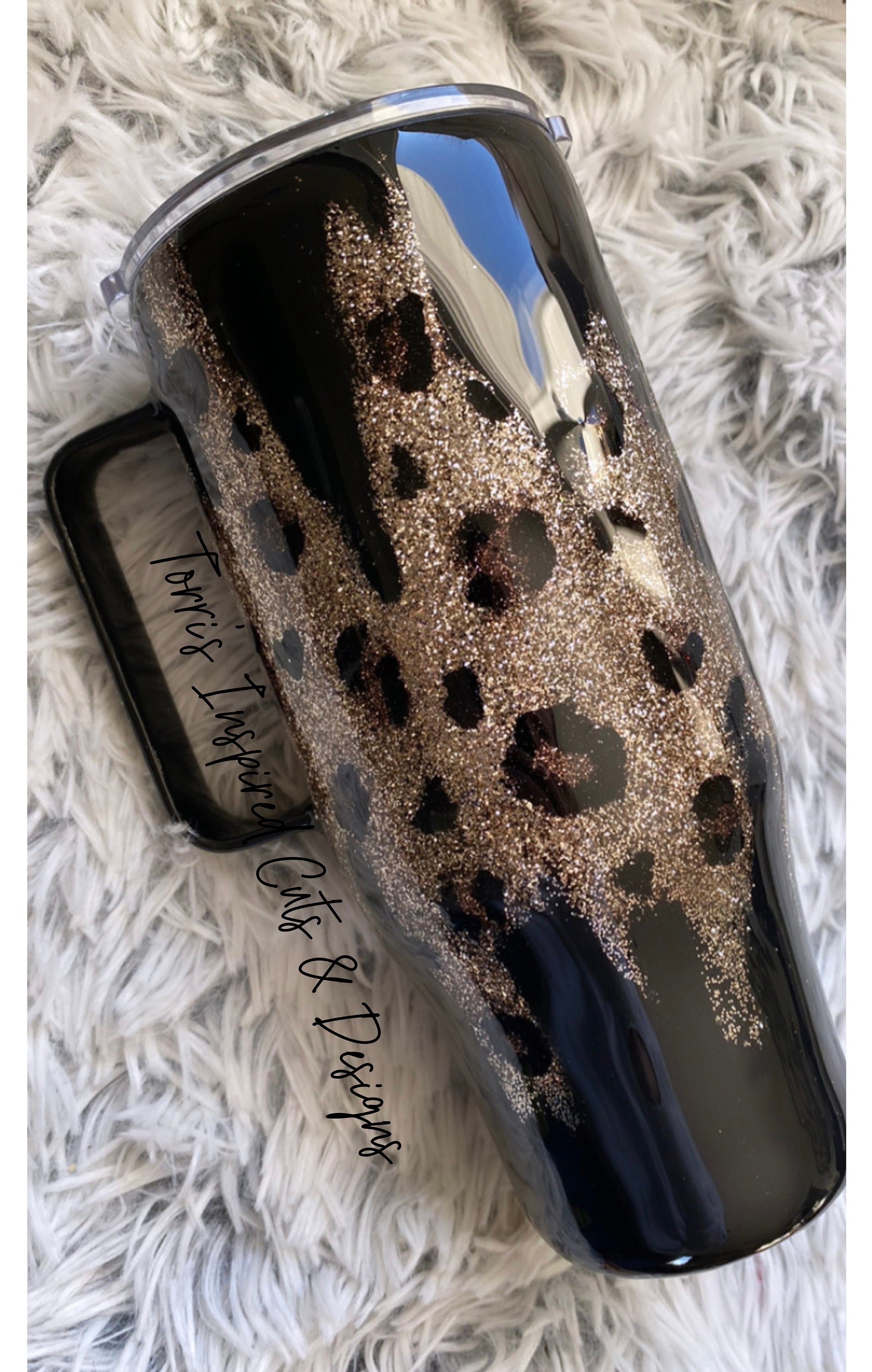 Distressed Leopard Tumbler - Etsy