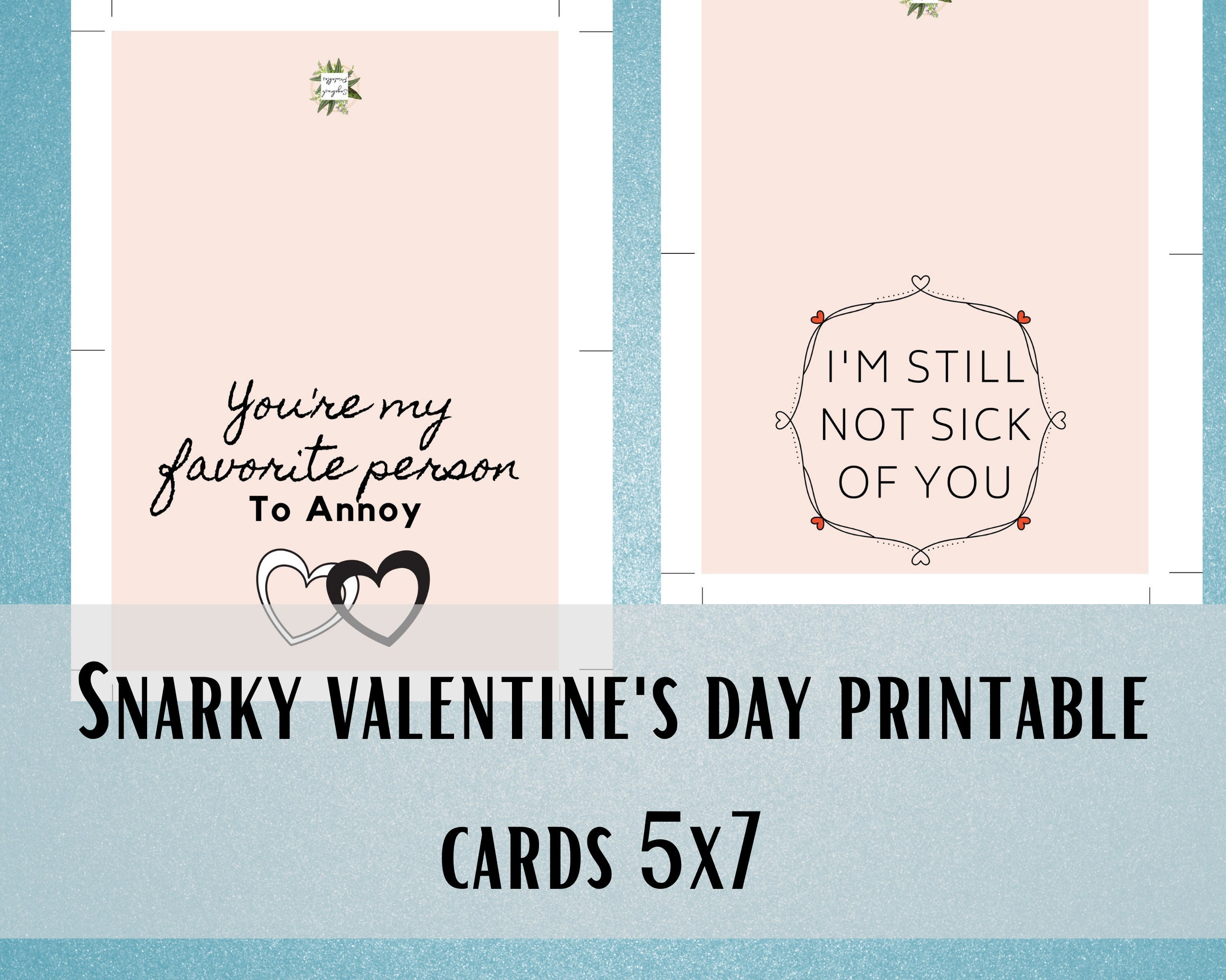 Snarky Valentine's Day Cards | Printable Valentine's Day Cards | Funny ...