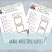 Mardi Gras Kid's Scavenger Hunt Printable Kid's Activity Sheet Holiday ...