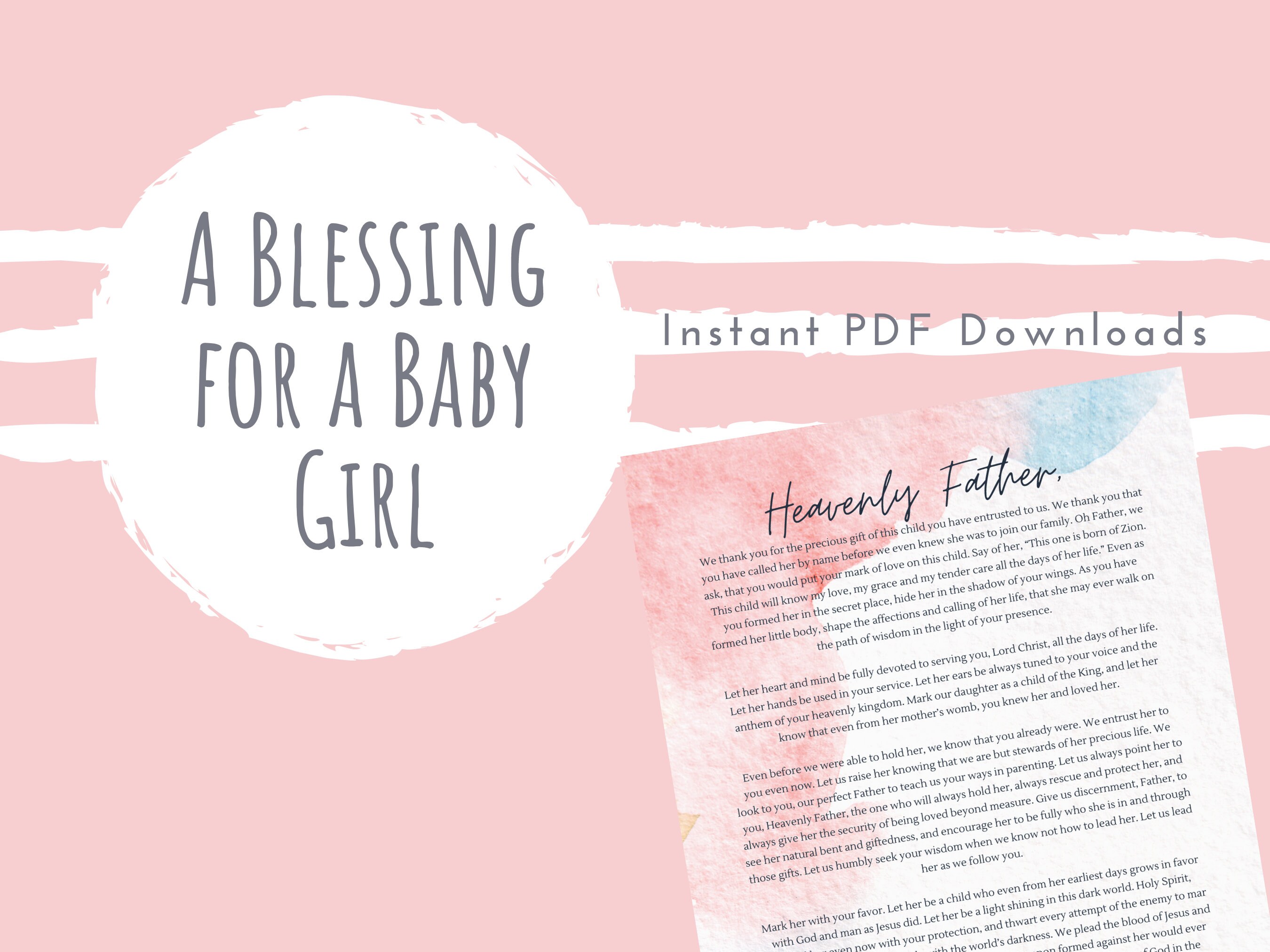 Prayer For Baby Girl