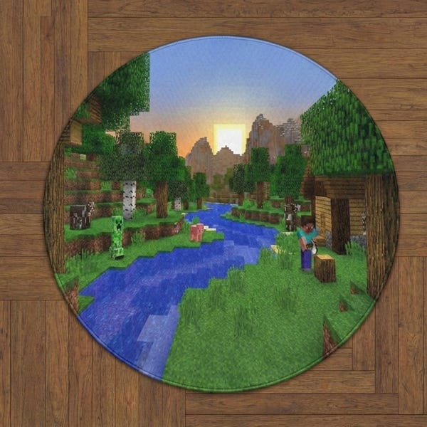 Minecrafts Rug - Etsy
