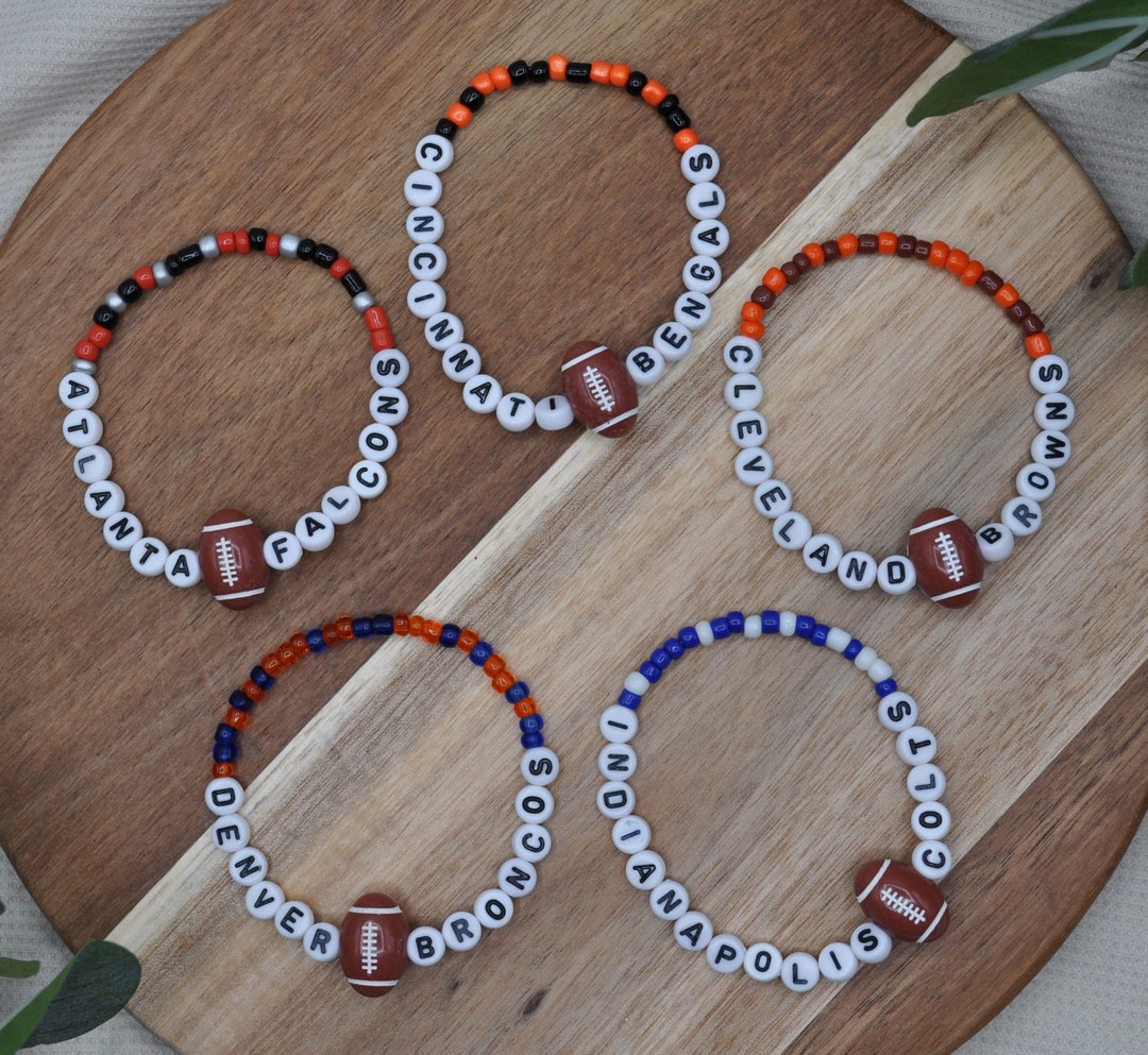 NFL Bracelet/football Bracelet/friendship Bracelet/dolphins/colts ...