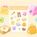 Cute Desktop Set 16 Icons Wallpaper Japanese Sweets Macos and Windows ...